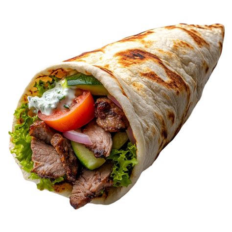 Beef Shawarma Wrap Ai Generative 49515906 Png