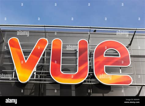 Sign On VUE Cinema Complex At Cramlington In Northumberland Stock Photo Alamy