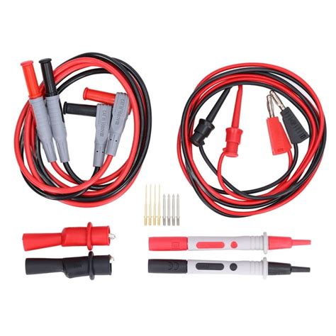 Multimeter Test Kit Testing Hook Crocodile Clip Probe Lead Accessory