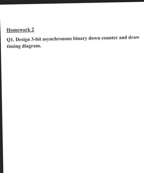Answered Homework 2 Q1 Design 3 Bit Bartleby