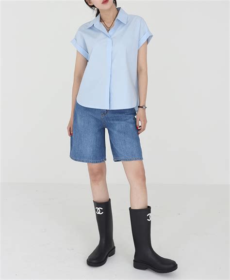 베티 롤업 썸머코튼 반팔 셔츠 블라우스 4color