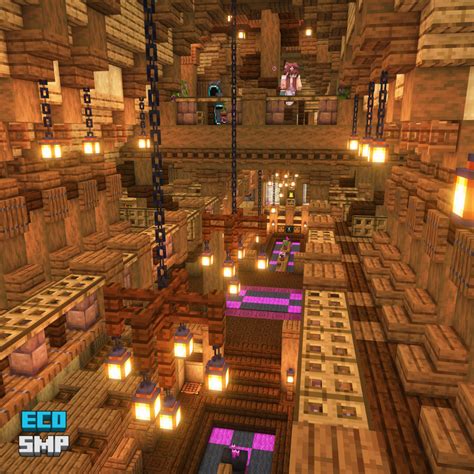 🌺 Amaranth Villager Trading Hall Minecraft Building Ideas With The