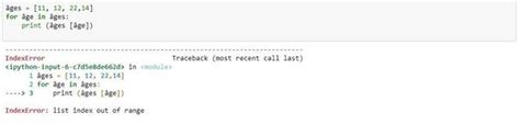 Corriger Lerreur Indexerror List Index Out Of Range Tutoriel Python