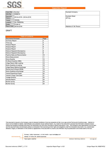 Sgs Ogc Sat Example En 202001 Pdf Barrel Unit