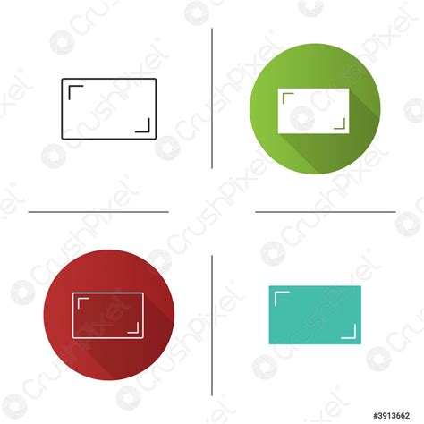 Aspect Ratio Icon Stock Vector 3913662 Crushpixel