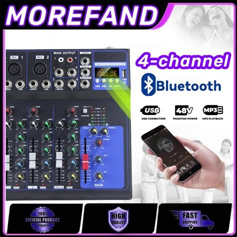 Professional Small Mixer F4 Recording Dj Mixer F7 Stage Bluetooth Speaker Equipment Usb Mixer