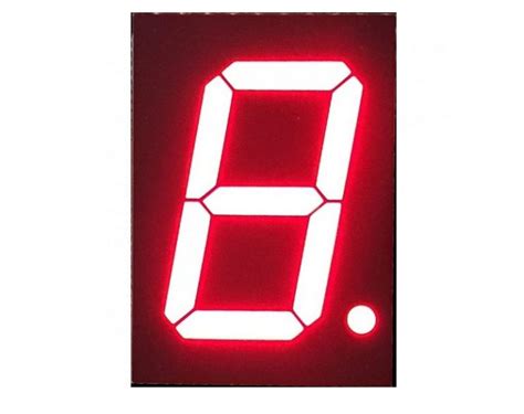 Display Rojo 7 Segmentos 1 Digito Anodo Comun 5161bh Yorobotics
