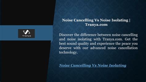 Ppt Noise Cancelling Vs Noise Isolating Powerpoint Presentation Id12358880