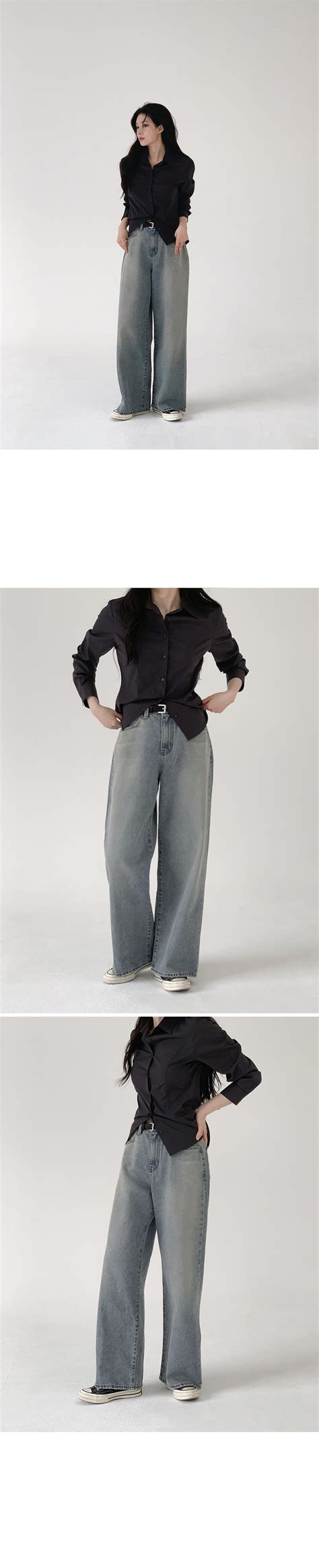 크롭스탠다드핏극찬🤍 Slowmade 유어니즈 라인셔츠 슬림크롭핏스탠다드핏 3 Color 슬로우앤드