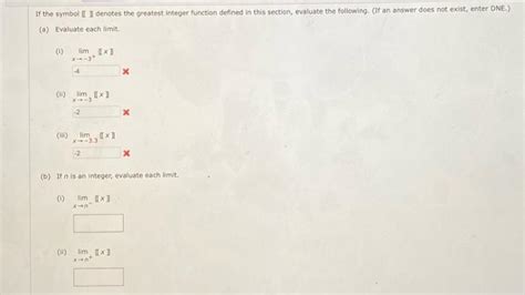 Solved If The Symbol 1 Denotes The Greatest Integer