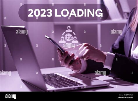 Text Caption Presenting 2023 Loading Word Written On Advertising The Upcoming Year Forecasting