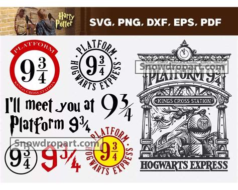 16 Harry Potter Platform Svg Bundle Harry Potter Svg Platform Svg