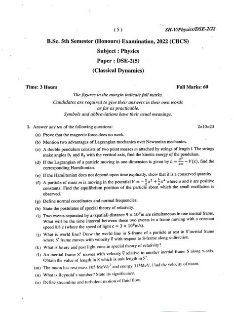 classical dynamics pdf