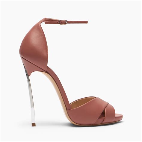 Blade Criss Cross Sandal In Walnut For Women Casadei®