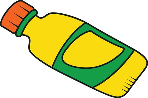 Yellow Green Bottle Drink Beverage Plastic Container Packaging Design 55356104 Vector Art At