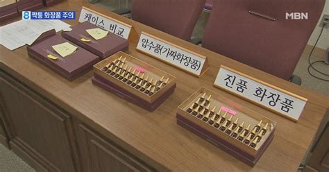 노화방지 특효 짝퉁 화장품 제조 판매한 일당