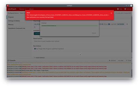 Ccslaunchxl Cc3235sf Offline Version Of Uniflash On Windows 10 Cannot Verify Outofbox