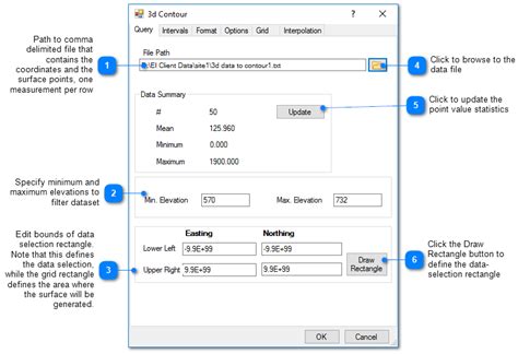 3d Contour External Data