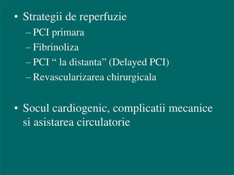 Ppt Infarctul Miocardic Acut Cu Supradenivelare Persistenta De Segment St Stemi Powerpoint