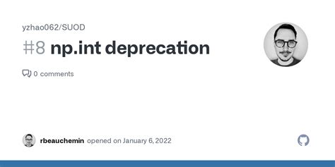 T Deprecation · Issue 8 · Yzhao062suod · Github