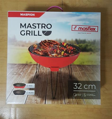 Masflex Mastro Grill 32 Cm Red Color Tv And Home Appliances Kitchen