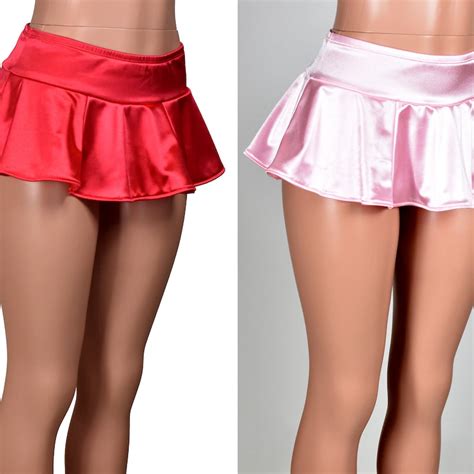 Micro Mini Skirts No Panties Etsy