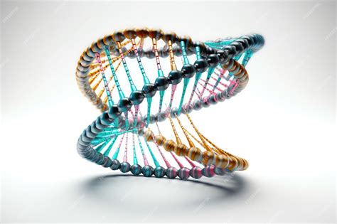 Premium Photo Dna Helix Gene Molecule Spiral Loop 3d Genetic Chromosome Cell Dna Molecule