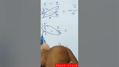 Subtraction Short Trick Mathematics Maths Trendingshorts Trend