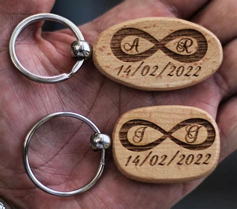 Llaveros En Madera Parejas RomÁntico Aniversario Grosor Fuerte