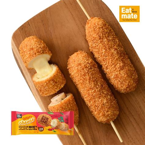 잇메이트 닭가슴살 크리스피 치즈 반반핫도그 고추 100gx11팩11kg 홈플러스 택배배송