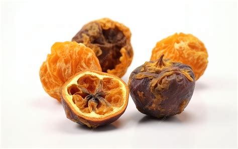 Premium Photo A Close Up Candied Dried Passion Fruit Slices Rings On