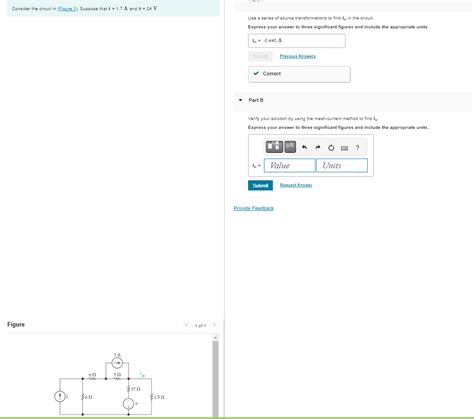 solved use a series of source transformations to find io ﻿in
