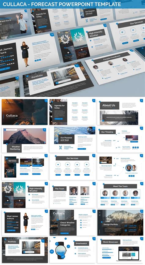 Forecast PowerPoint Template Powerpoint Templates Powerpoint Design Template