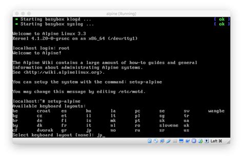 alpine linux on virtualbox 2 technote