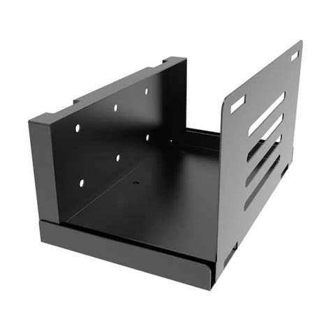Yichuhaoxi Wall Mount Cpu Holder With Safety Straps Metal Computer Tower Mounting Bracket For