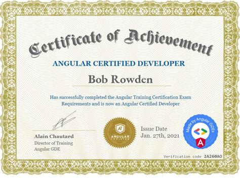 Alain Chautard On Linkedin Angularcertified Angulardeveloper Angularcertification Angular