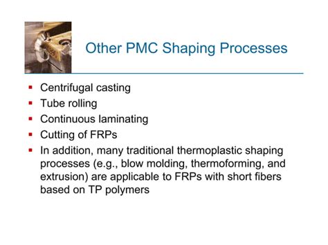 Chapter 3 Part 4 Polymer Matrix Composite Shaping Processes 2 Pptx Needlework Arts And