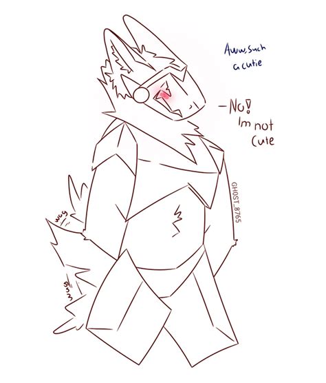 Im Not Cute Art By Me Protogen