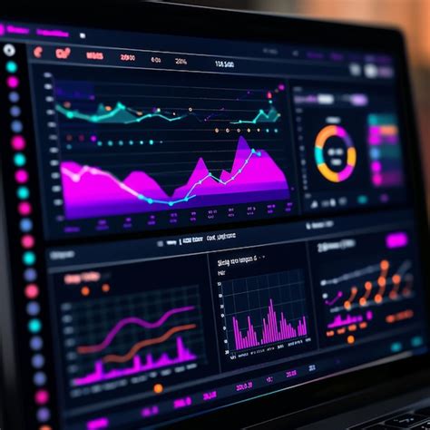 A Dashboard Displaying Cloud Service Performance Metrics And Uptime Statistics Premium Ai