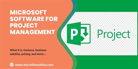 Microsoft Software For Project Management Microsoft Project