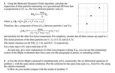 Computational Physics With De Equations Mapleprimes