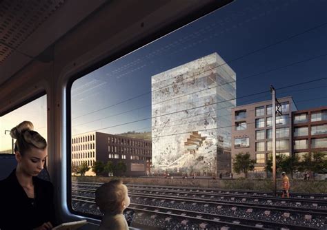 Mvrdv Reveals Renderings Of Crystal Rock Office Block In Germany