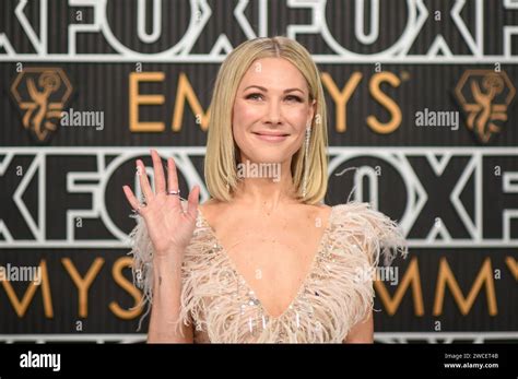 Desi Lydic Arrives At The 75th Primetime Emmy Awards On Monday Jan 15