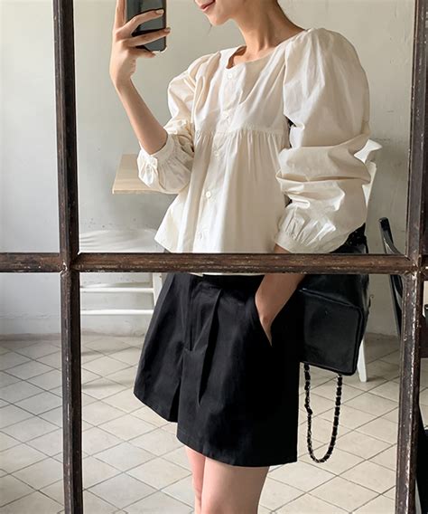 리얼코코 단독 가을팬츠🍂컬러추가자체제작 노멀 핀턱 코튼 반바지 4 Color 하프숏슬랙스면출근룩오피스