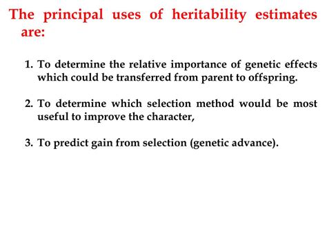 Ppt Quantitative Inheritance In Plant Breeding Powerpoint
