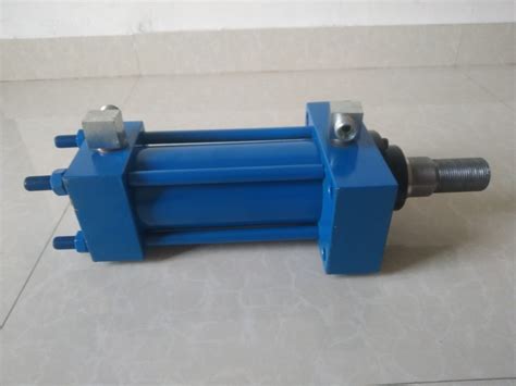 Mild Steel Industrial Tie Rod Type Hydraulic Cylinder Capacity 20 Ton