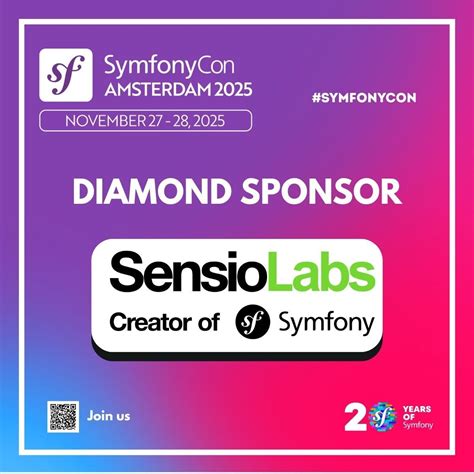 Symfonycon Symfony Amsterdam2025 Symfony20years Sensiolabs