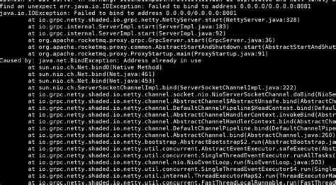 Proxy 8081 Port Already In Use How To Modify A Port？ · Issue 5517