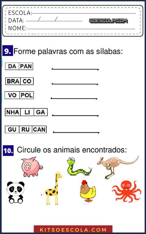 Atividades Adaptadas Atividades Pedagógicas