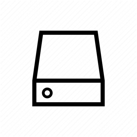 Data Disk External Hard Drive Icon